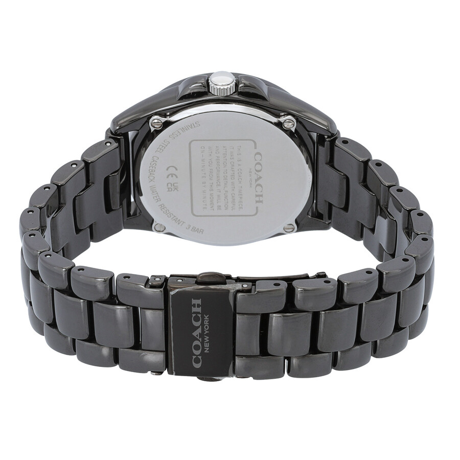 Coach Greyson Quartz Black Dial Ladies Watch 14503927 7613272467452 ...