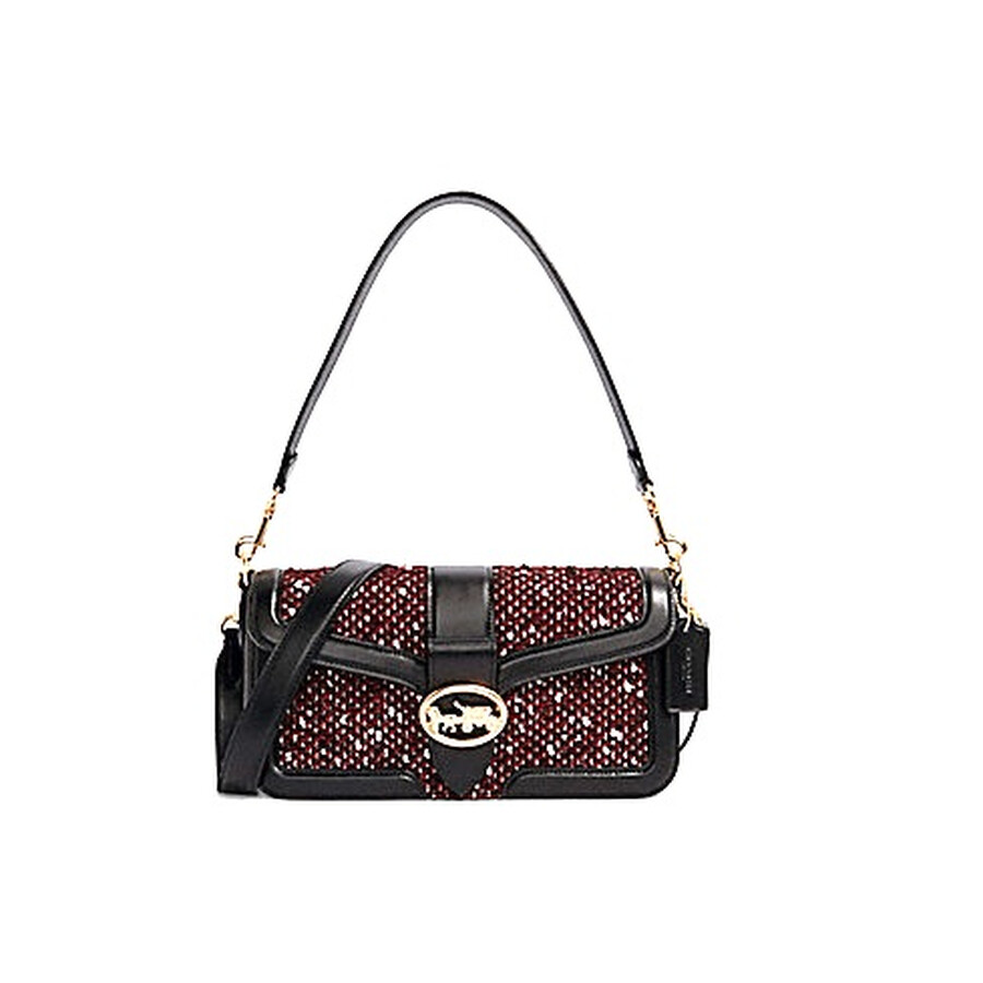 Coach Ladies Georgie Tweed Shoulder Bag C1525 IMA47 - Handbags - Jomashop