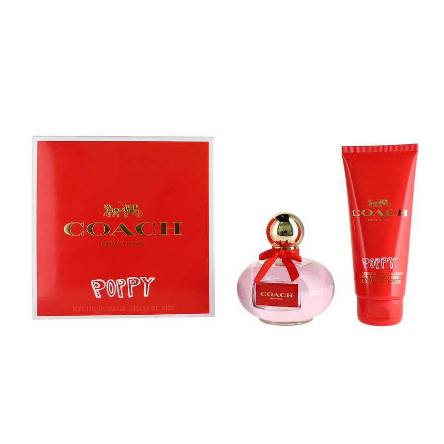 Coach Ladies Poppy Gift Set Fragrances 3386460123334 - Fragrances ...