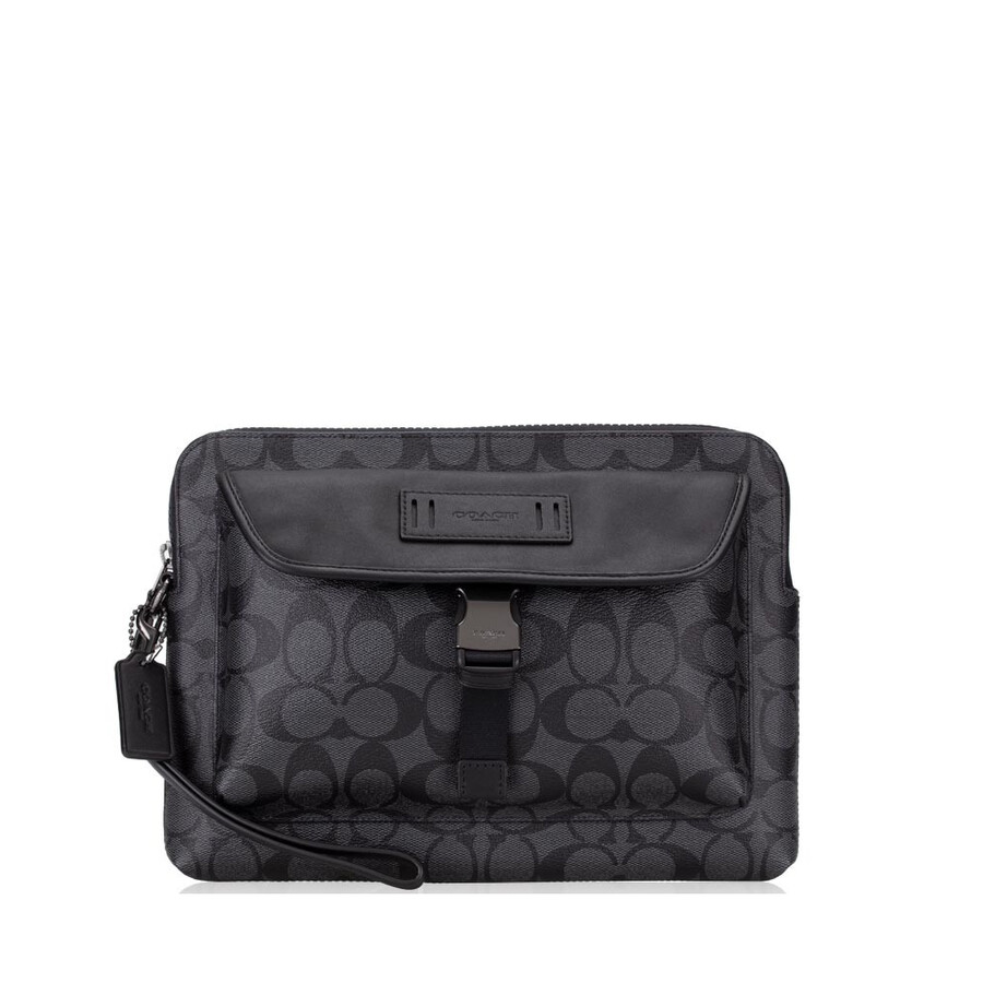 Coach Men's Ranger Pouch In Signature Canvas 2811 QBMI5 - Handbags ...