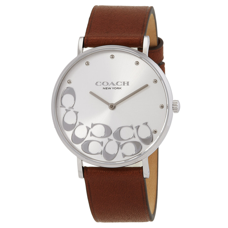 Coach PERRY Quartz White Dial Watch 14503803 - Watches, Perry - Jomashop
