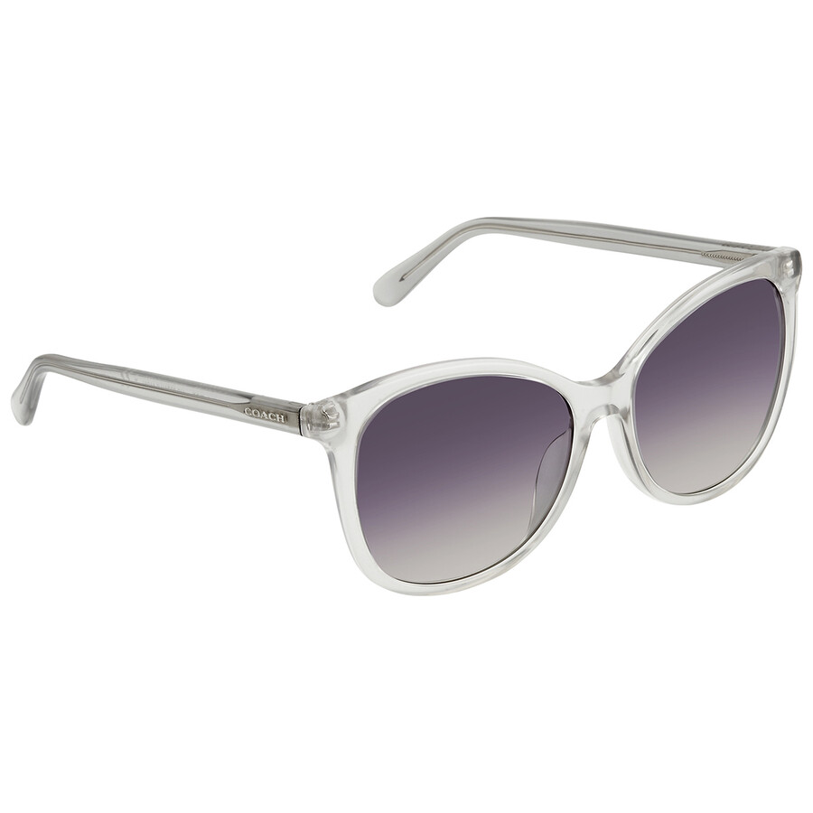 Coach Purple Grey Gradient Polar Square Ladies Sunglasses HC8271U ...