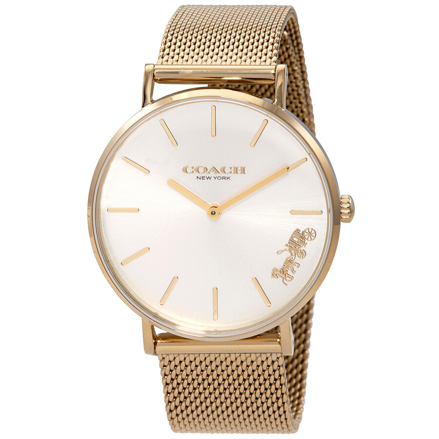 Coach Quartz Silver Dial Ladies Watch 14503125 885997284431 - Watches ...