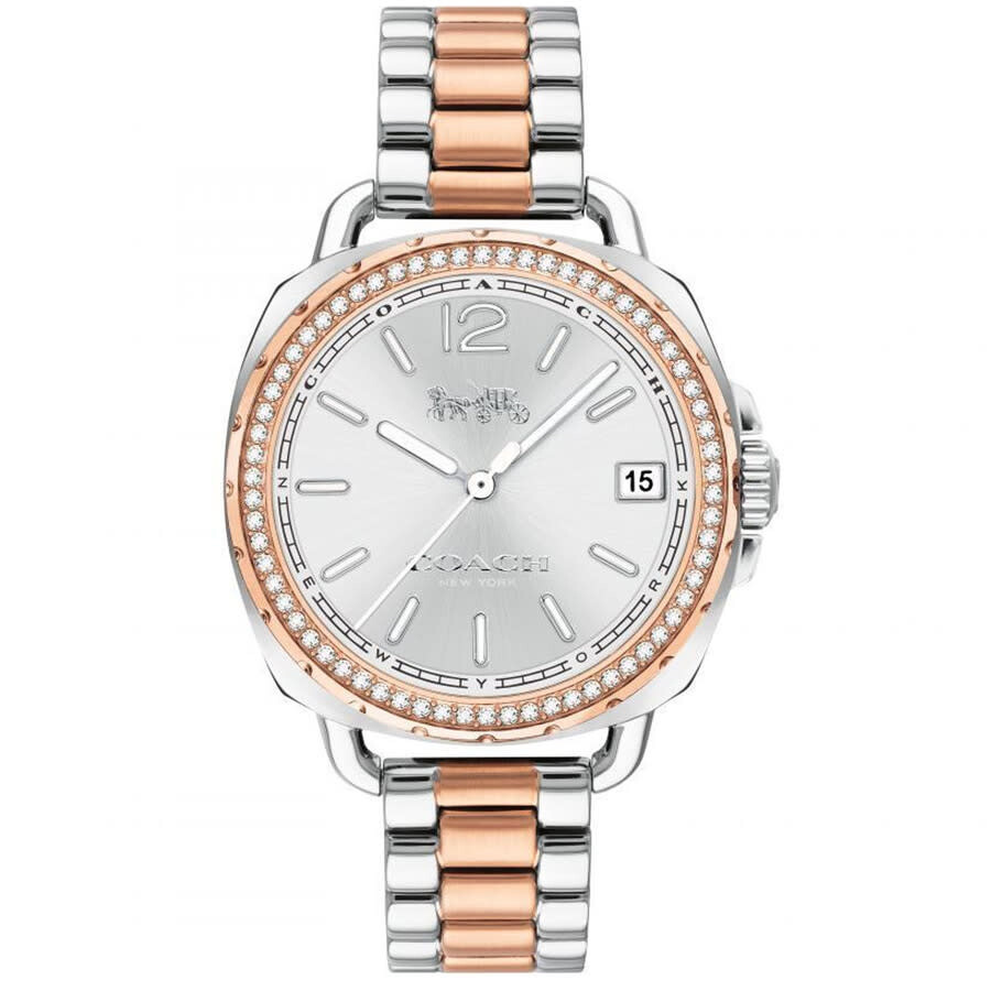 Coach Tatum Crystal Silver-tone Dial Ladies Watch 14502950 885997251099 ...