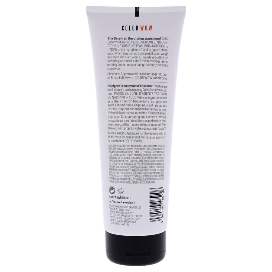 Color Wow Color Security Shampoo by Color Wow for Unisex - 8.4 oz ...