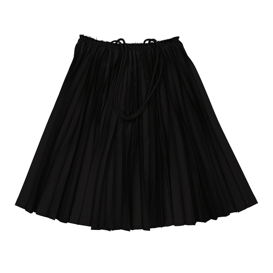 Comme Des Garcons Ladies Black Narrow Pleat Skirt, Size Small 1G-A002 ...