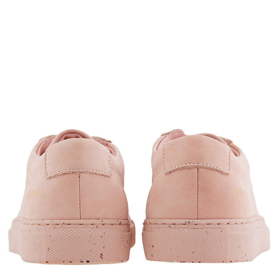 Common Projects Ladies Blush Achilles Low-Top Leather Sneakers, Brand ...
