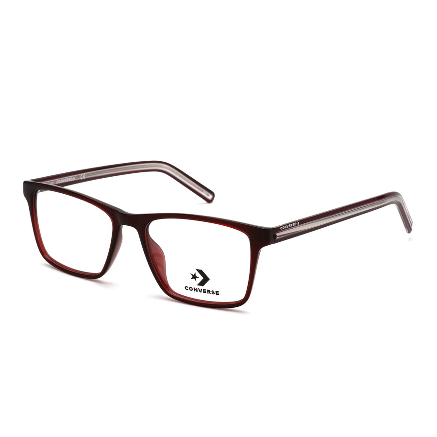 Converse Men's Red Rectangular Eyeglass Frames CV501261054 886895508261 ...