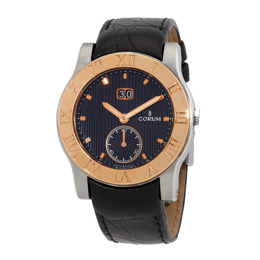 Corum Romvlvs Big Date Automatic Black Dial Men's Watch 812.515.24/F221 BN76 - Watches, Romvlvs ...
