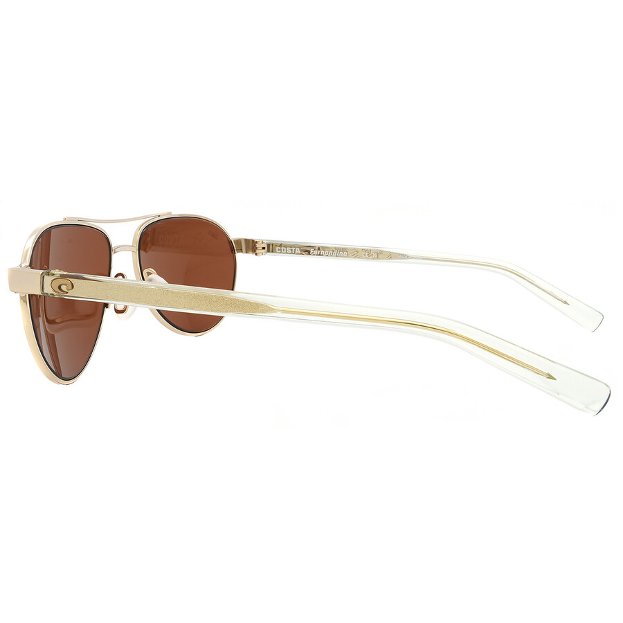 Costa Del Mar Fernandina Copper Polarized Glass Ladies Sunglasses FER ...