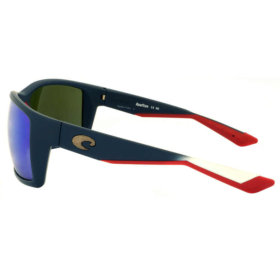 Costa Del Mar Freedom Series Reefton Blue Mirror Polarized Glass Men's ...