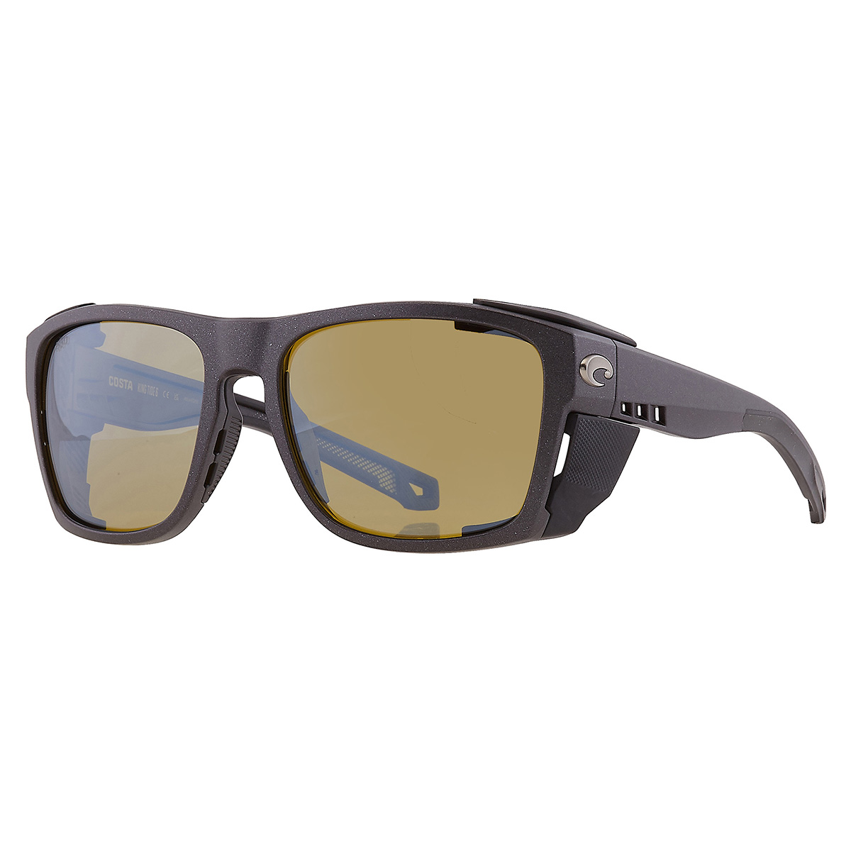 Costa Del Mar King Tide 6 Sunrise Silver Mirror Polarized Glass Wrap ...