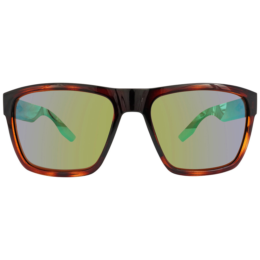 Costa Del Mar Paunch XL Green Mirror Polarized Glass 580G Square Men's ...