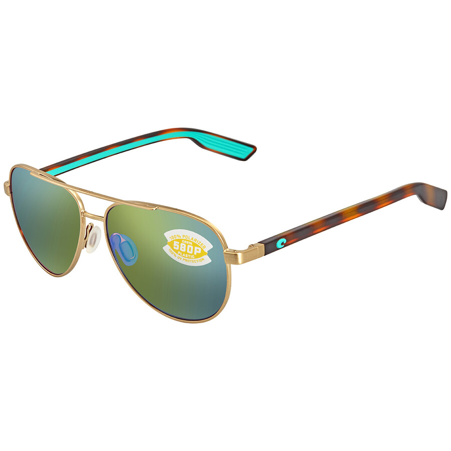 Costa Del Mar PELI Green Mirror Polarized Polycarbonate Unisex ...