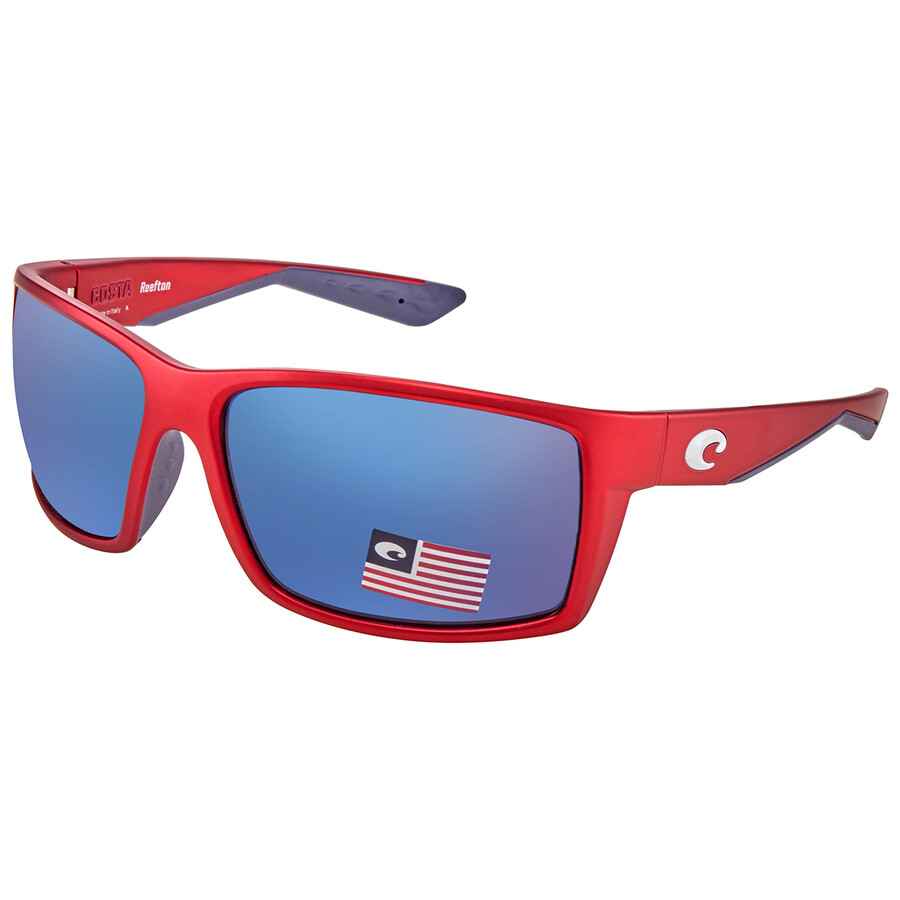 Costa Del Mar Reefton Freedom Series Blue Mirror Polariozed Glass Men's ...