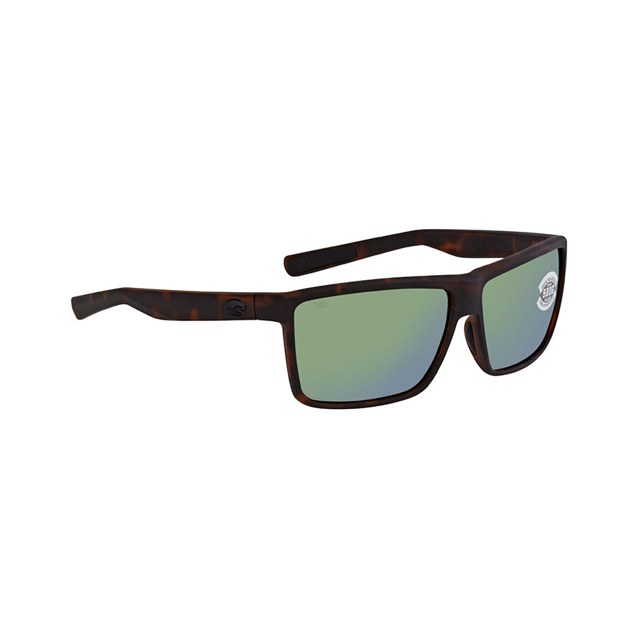 Costa Del Mar RINCONCITO Green Mirror Polarized Glass Men's Sunglasses ...