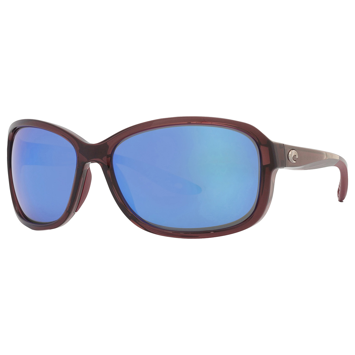 Costa Del Mar SEADRIFT Blue Mirror Polarized Glass Rectangular Ladies ...