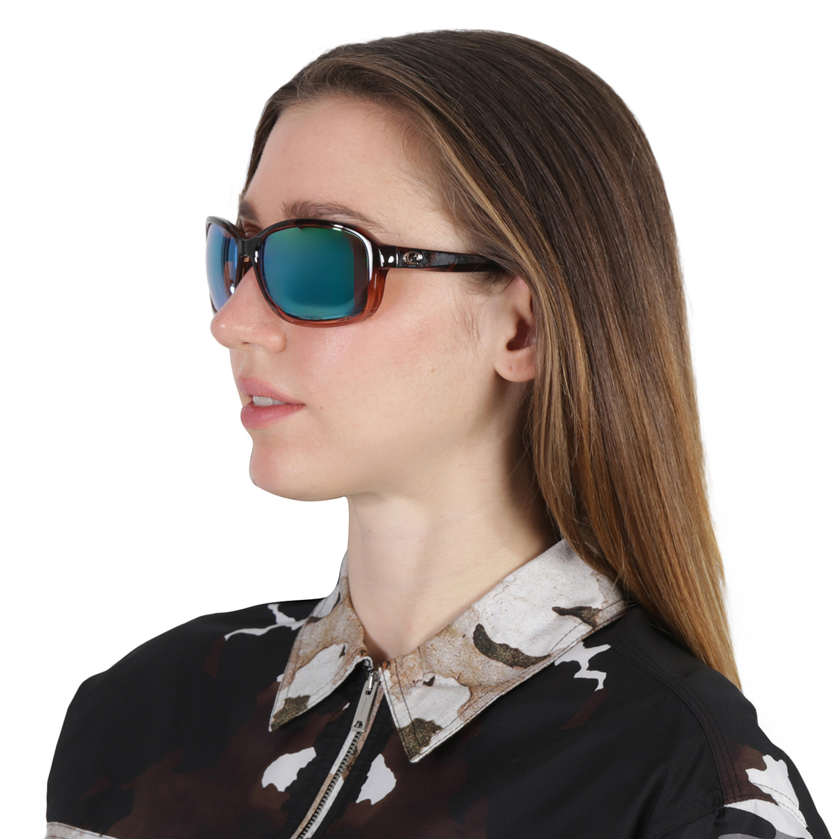 Costa Del Mar Seadrift Green Mirror Polarized Polycarbonate Pilot ...