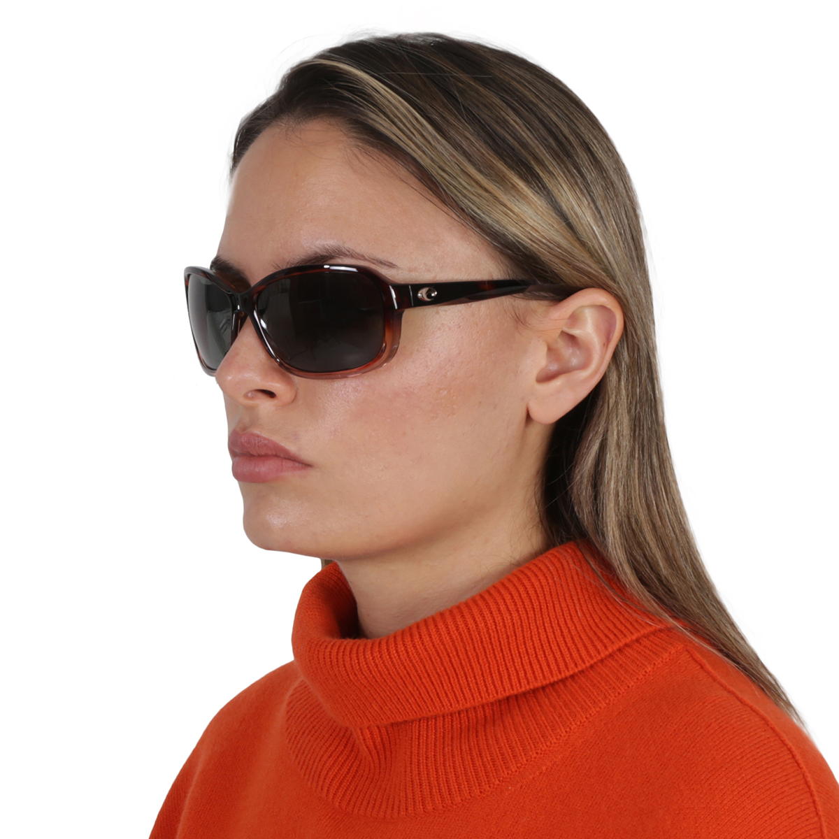 Costa Del Mar Seadrift Grey Polarized Glass Rectangular Ladies ...
