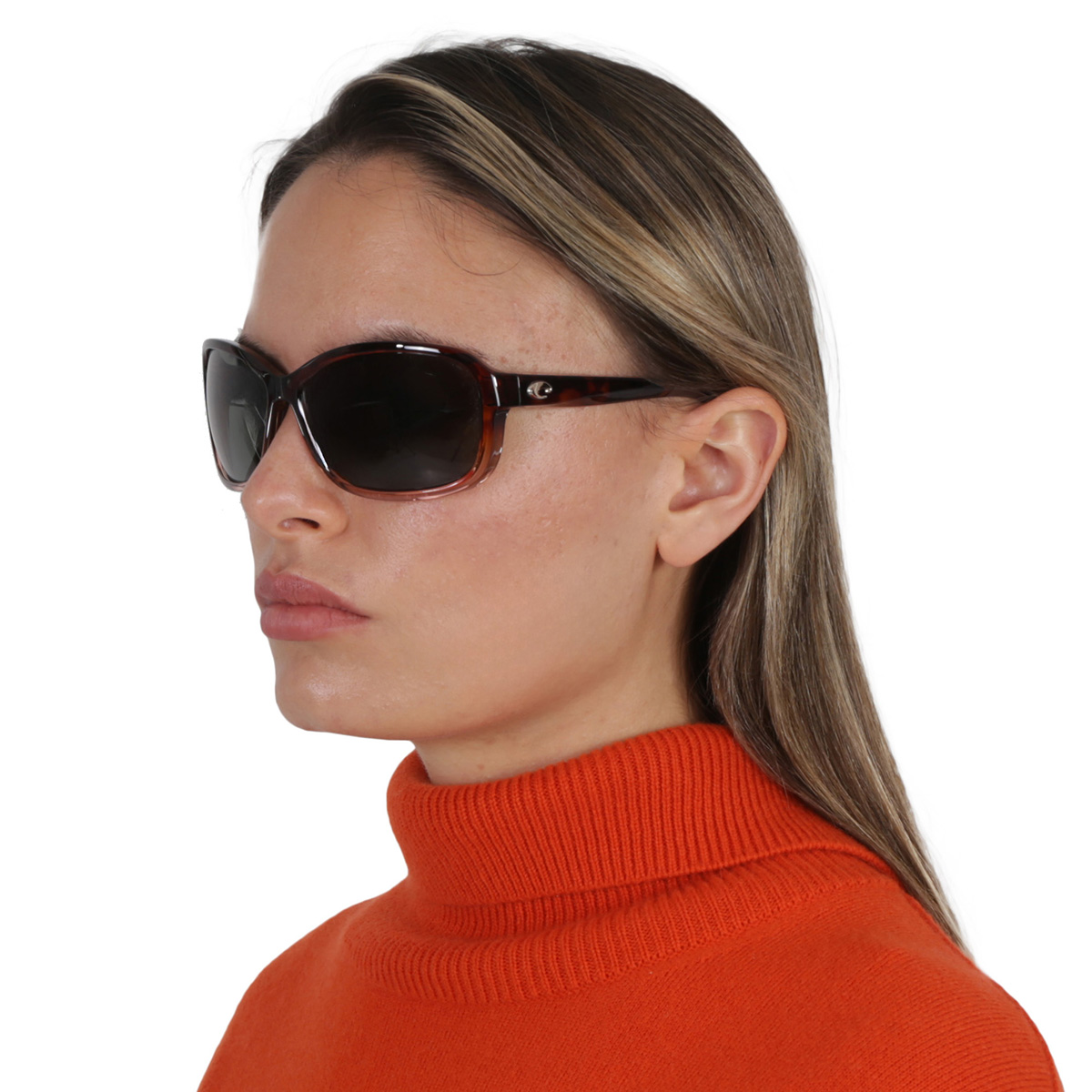 Costa Del Mar SEADRIFT Grey Polarized Glass Rectangular Ladies ...