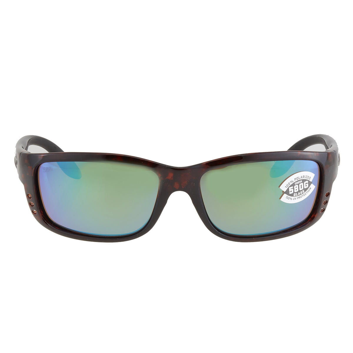 Costa Del Mar ZANE Green Mirror Polarized Glass Men's Sunglasses ZN 10 ...