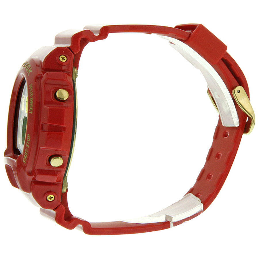 Casio 30th Anniversary Red Resin Gold IP Digital Dial Watch GW6930A-4CR ...