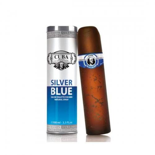 Cuba Men's Silver Blue EDT 3.4 oz Fragrances 5425017736400 - Fragrances ...
