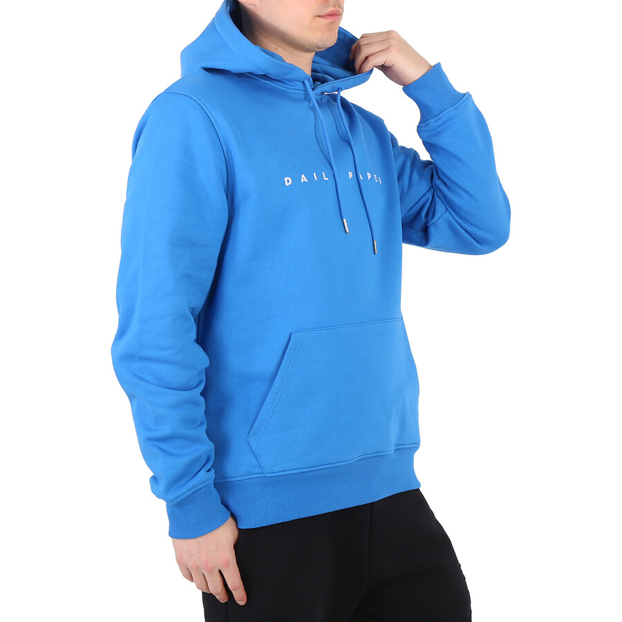 Daily Paper Men's French Blue Alias Cotton Hoodie, Size X-Small 2222039 ...