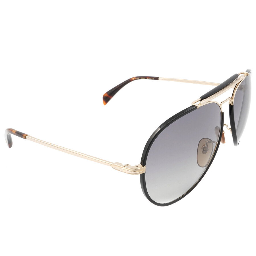 David Beckham Grey Gradient Pilot Men's Sunglasses DB 7003/S 0J5G/9O 61 ...
