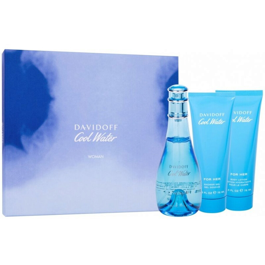 Davidoff Ladies Cool Water Gift Set Fragrances 3616304957536 ...