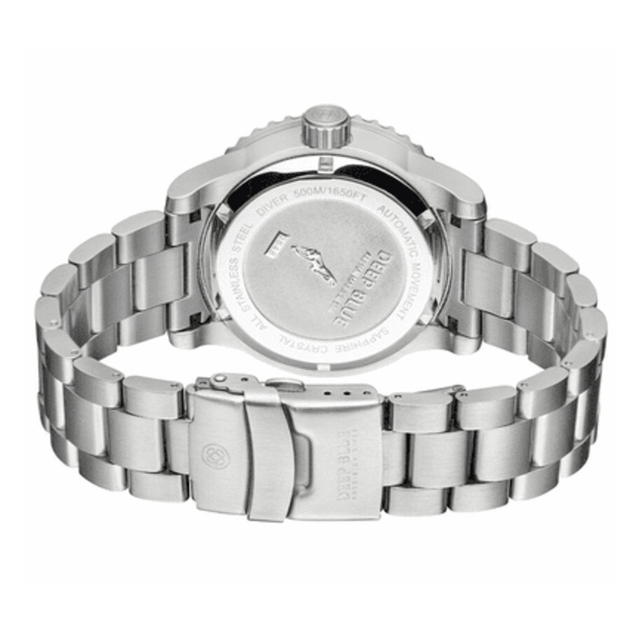 Deep Blue Alpha Marine Automatic Full Lume Red Dial Men's Watch ...