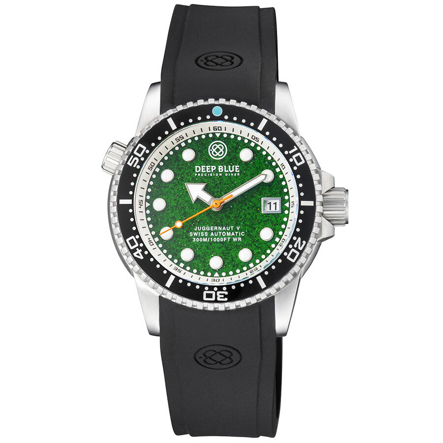 Deep Blue Juggernaut 5 Automatic Green Dial Men's Watch ...