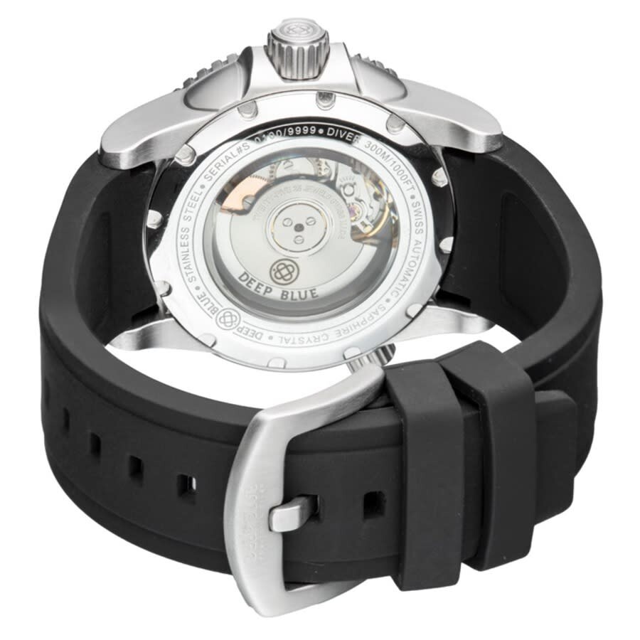 Deep Blue Juggernaut 5 Automatic Black Dial Men's Watch ...