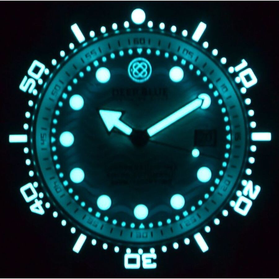 Deep Blue Juggernaut 5 Automatic Green Dial Men's Watch ...