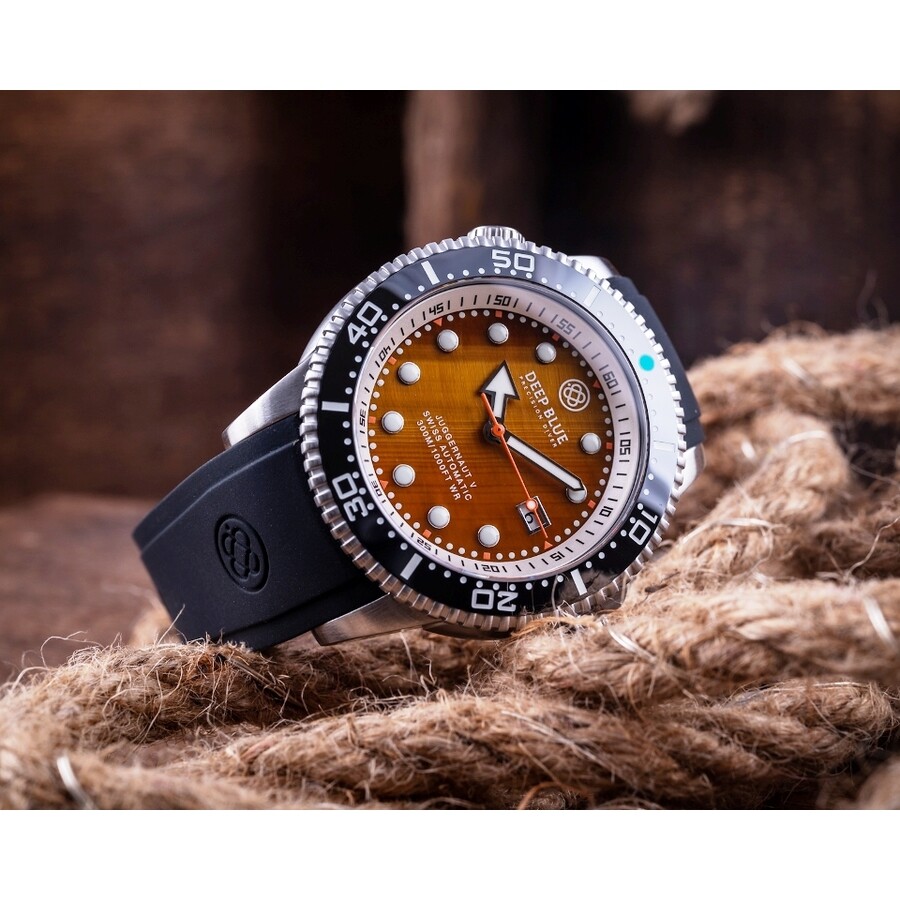 Deep Blue Juggernaut 5 Automatic Brown Dial Men's Watch ...