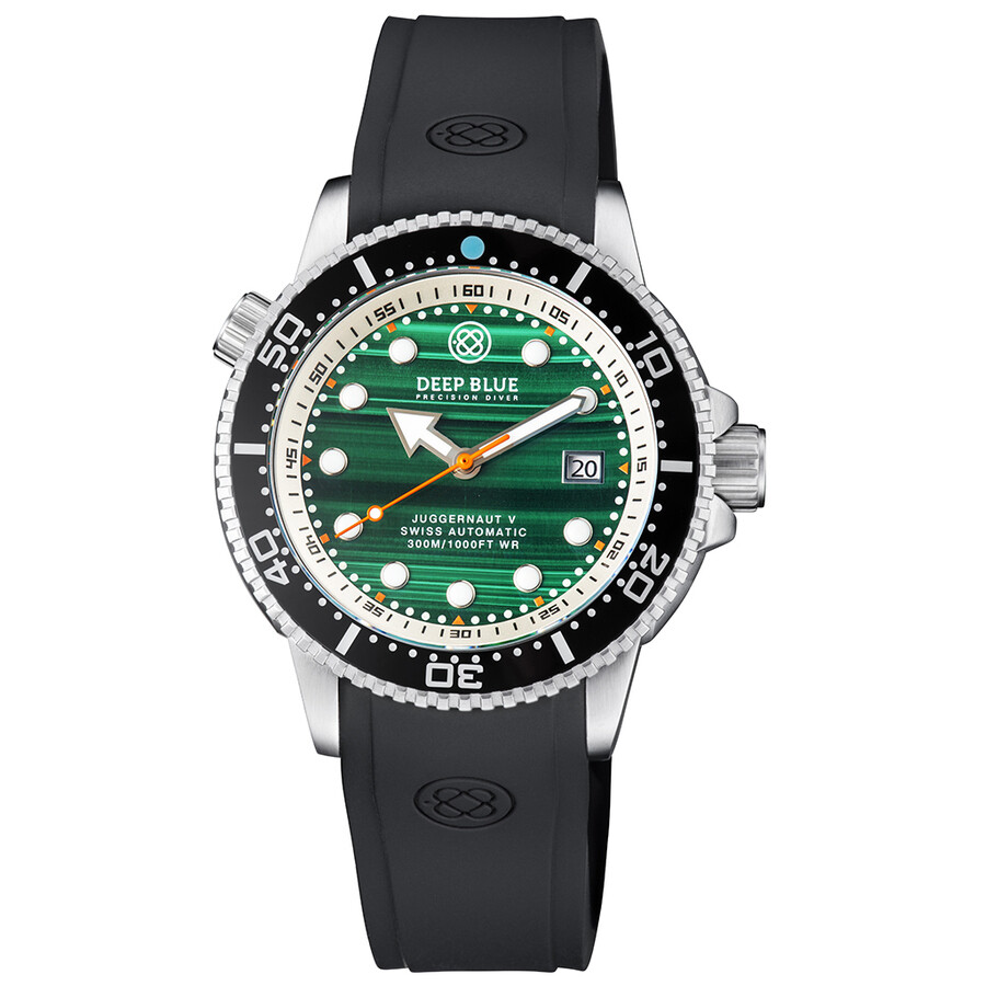 Deep Blue Juggernaut 5 Automatic Green Dial Men's Watch ...