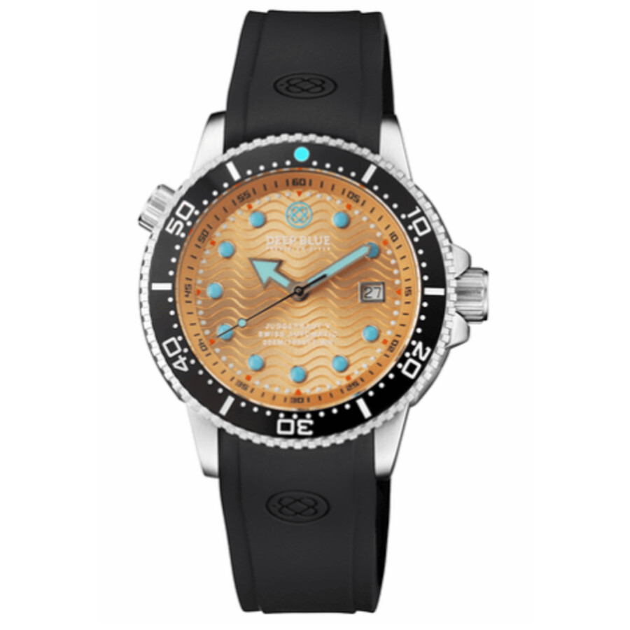Deep Blue Juggernaut V Automatic Orange Dial Men's Watch ...