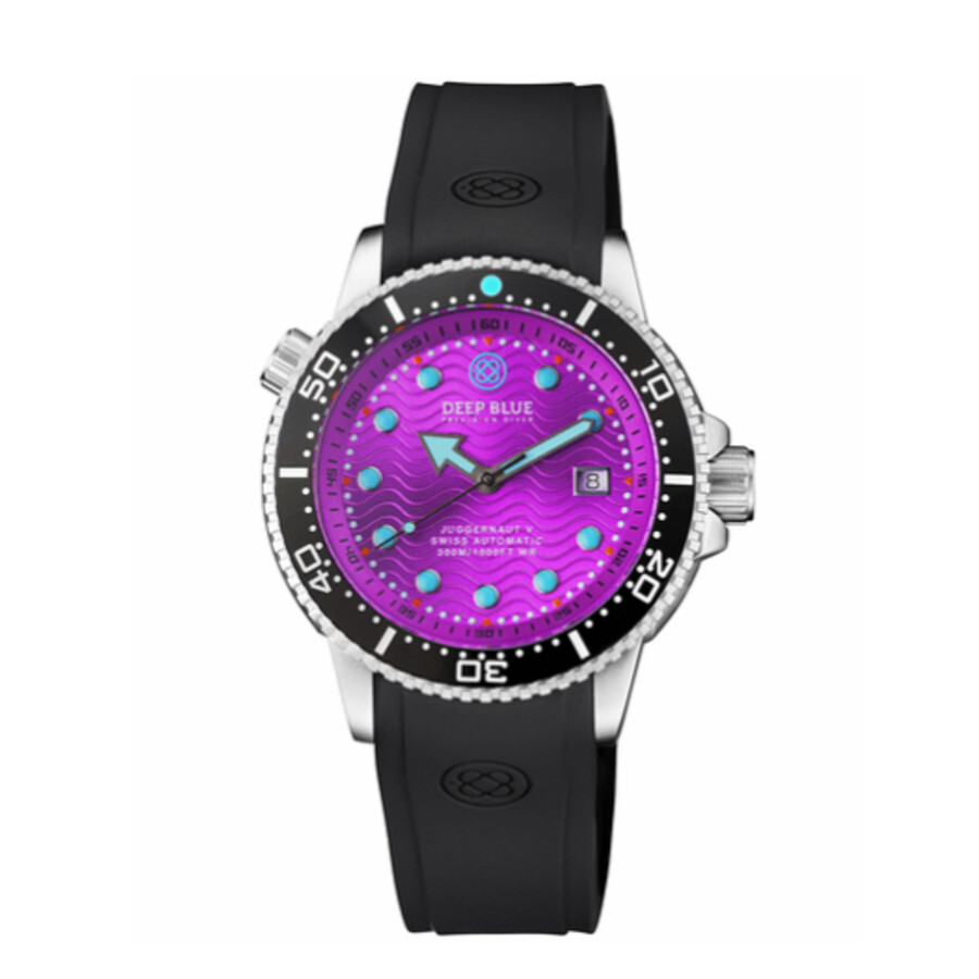 Deep Blue Juggernaut V Automatic Purple Dial Men's Watch ...