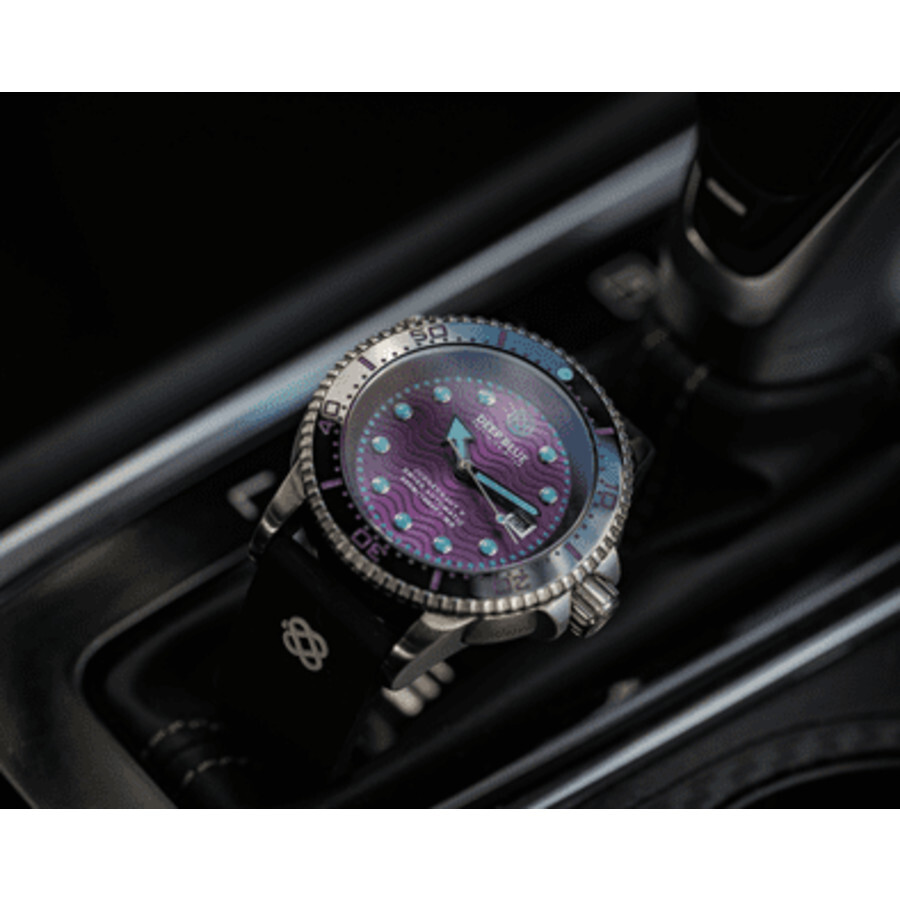 Deep Blue Juggernaut V Automatic Purple Dial Men's Watch ...