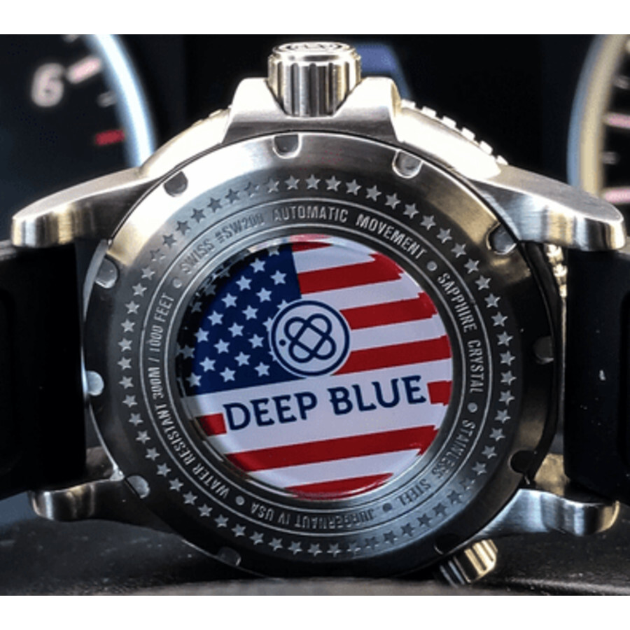 Deep Blue Juggernaut V USA Automatic Black Dial Men's Watch ...