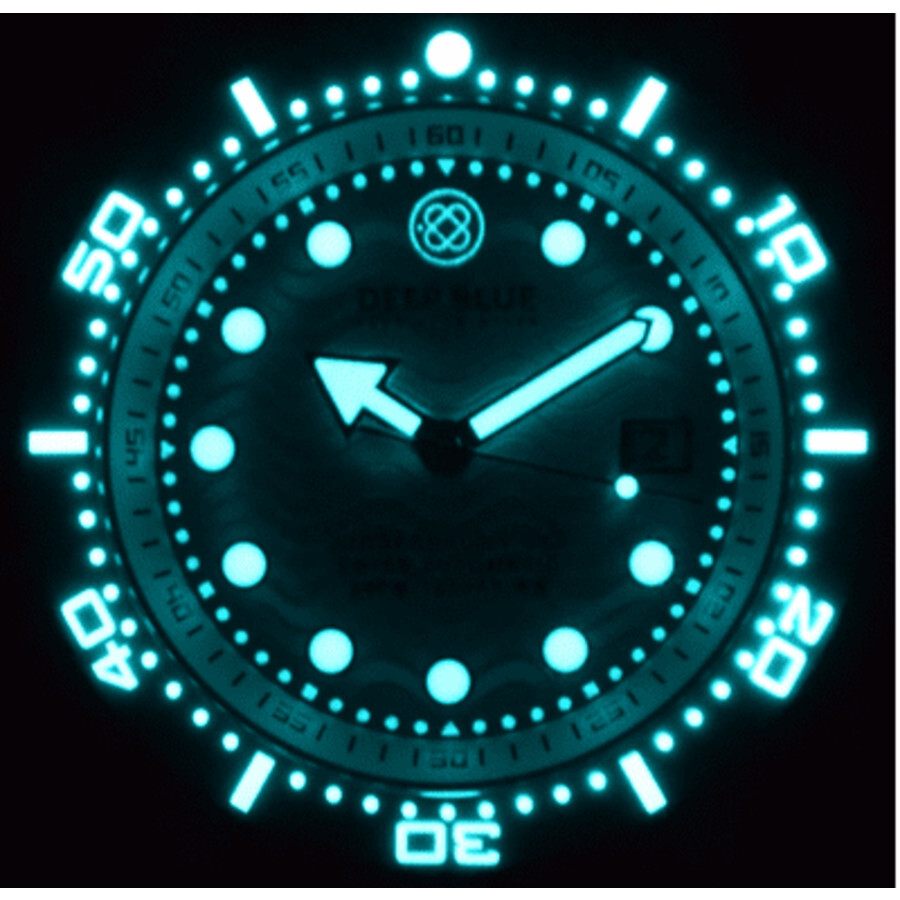 Deep Blue Juggernaut V USA Automatic White Dial Men's Watch ...