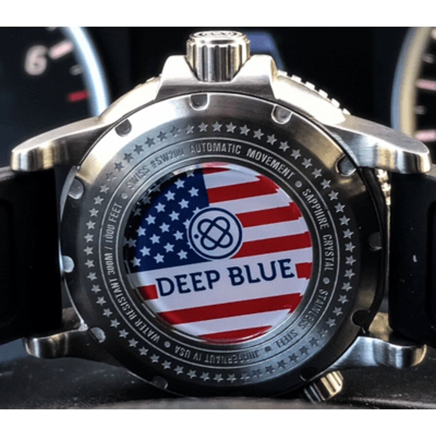 Deep Blue Juggernaut V USA Automatic White Dial Men's Watch ...