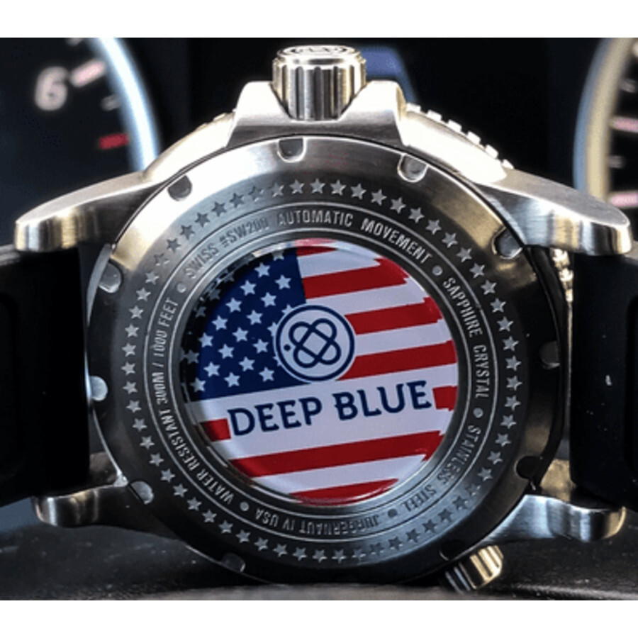 Deep Blue JUGGERNAUT V USA SWISS AUTOMATIC Blue Dial Men's Watch ...
