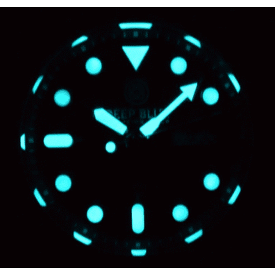 Deep Blue Military Diver Automatic Blue Dial Men's Watch ...