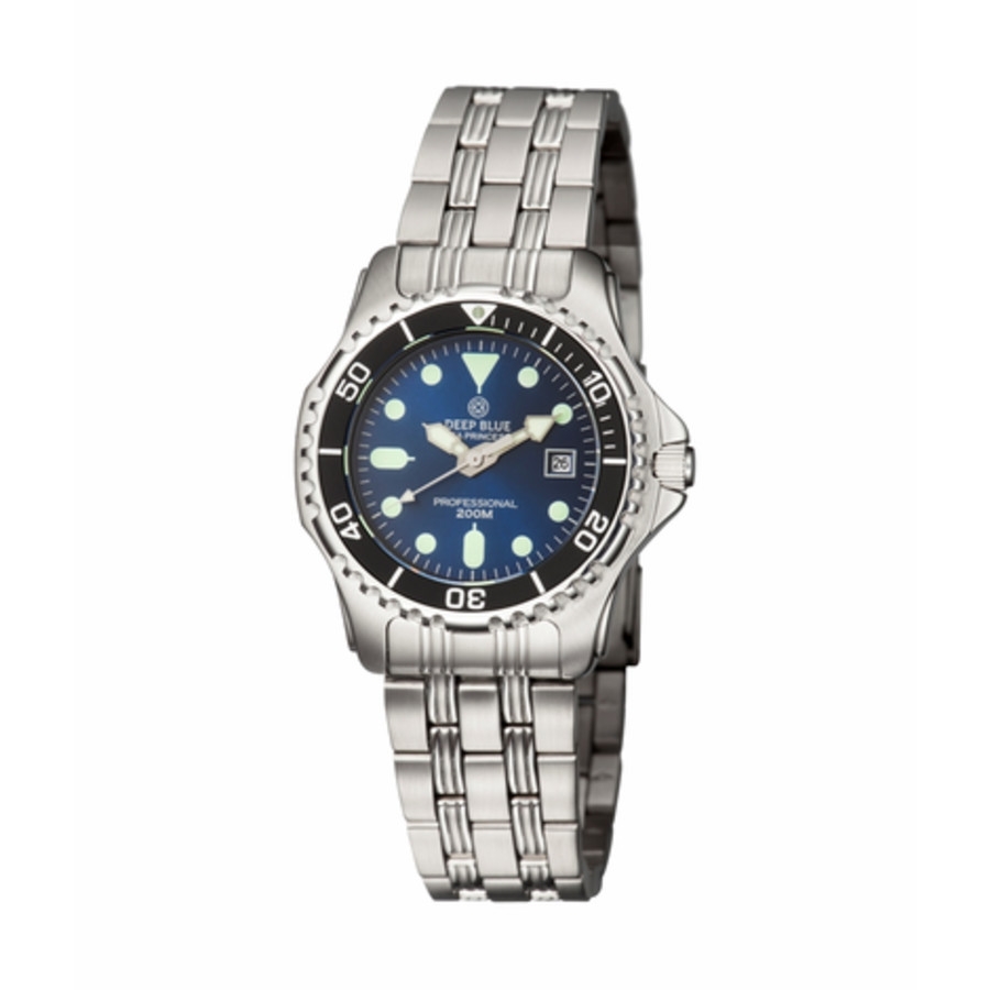 Deep Blue Sea Princess Diver Blue Dial Ladies Watch SEAPRINCESSBLUE ...