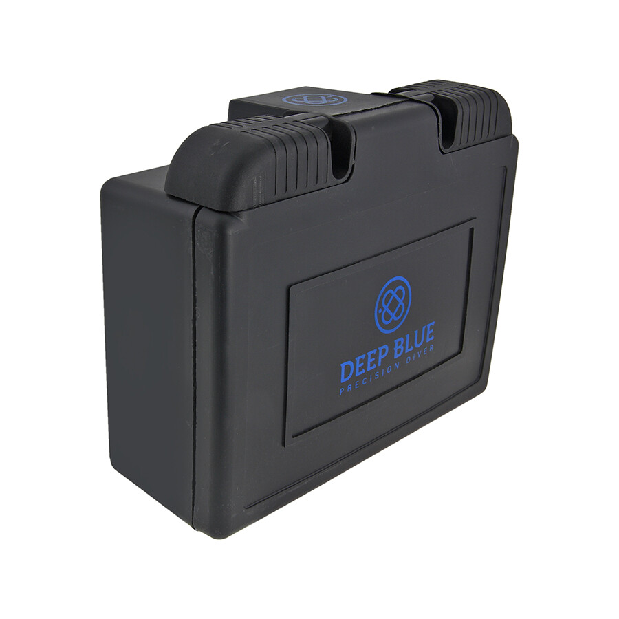 Deep Blue Sea Ram 500 Orange Dial Black Silicone Strap Men's Watch ...