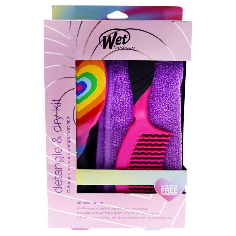 Wet Brush Detangler and Dry Kit by Wet Brush for Women - 3 Pc Pro ...