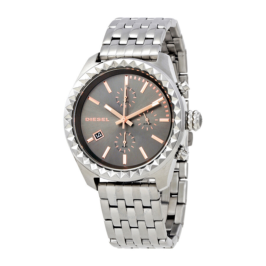 Diesel Kray Kray Chronograph Grey Dial Ladies Watch DZ5487 698615109487 ...