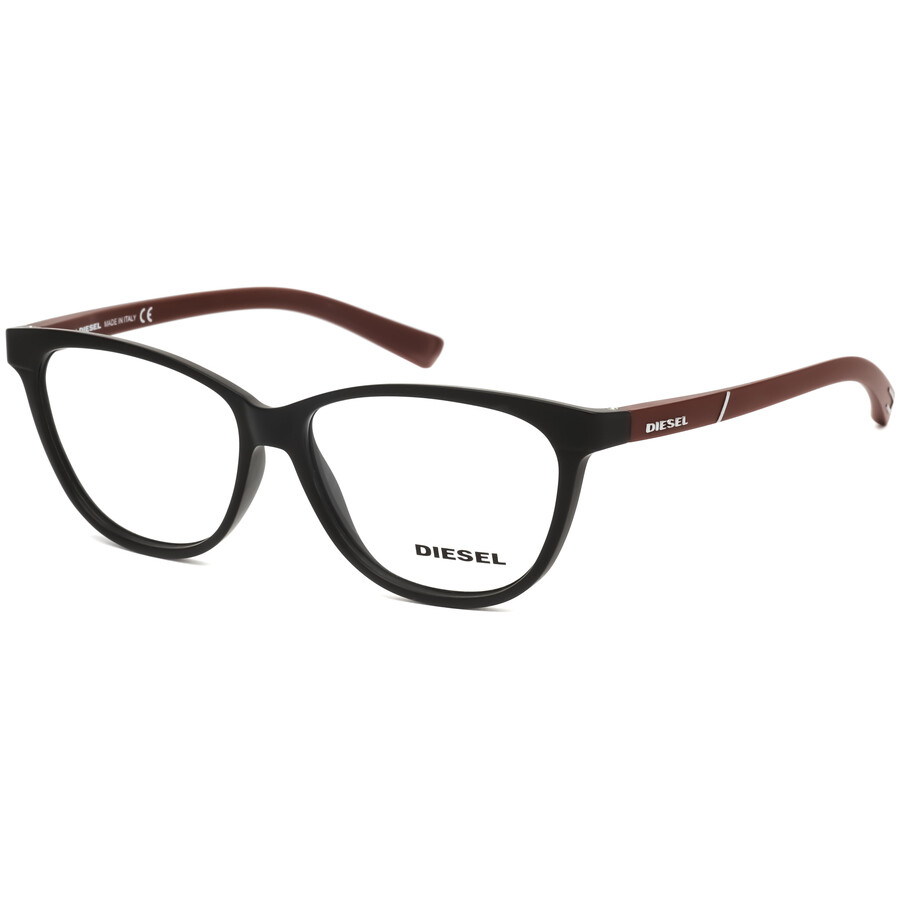 Diesel Ladies Black Oval Eyeglass Frames DL518000253 664689764617 ...