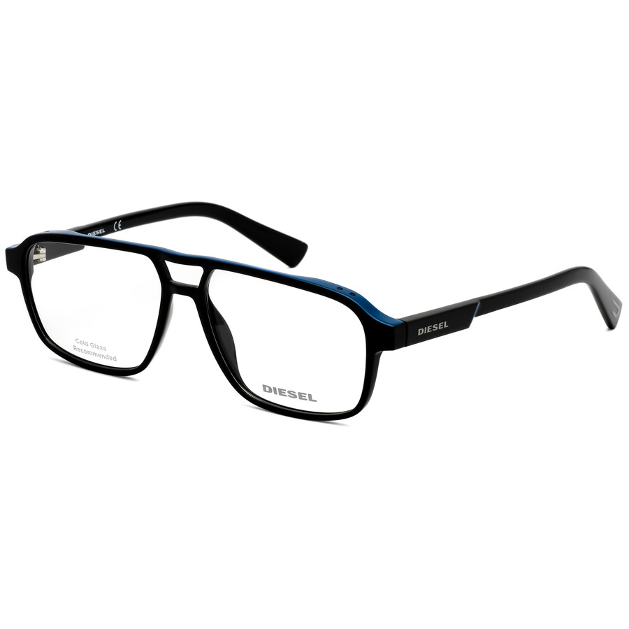 Diesel Men's Black Square Eyeglass Frames DL530900555 889214036810 ...